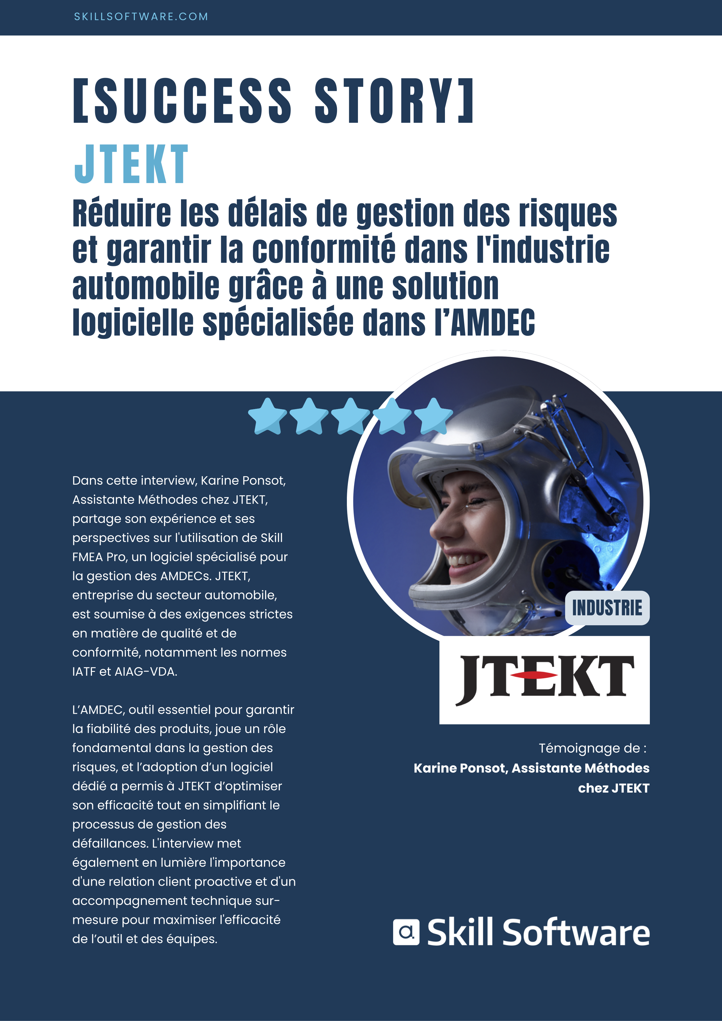 [Success Story Industrie] JTEKT - Réduire les délais de gestion des risques et garantir la ...